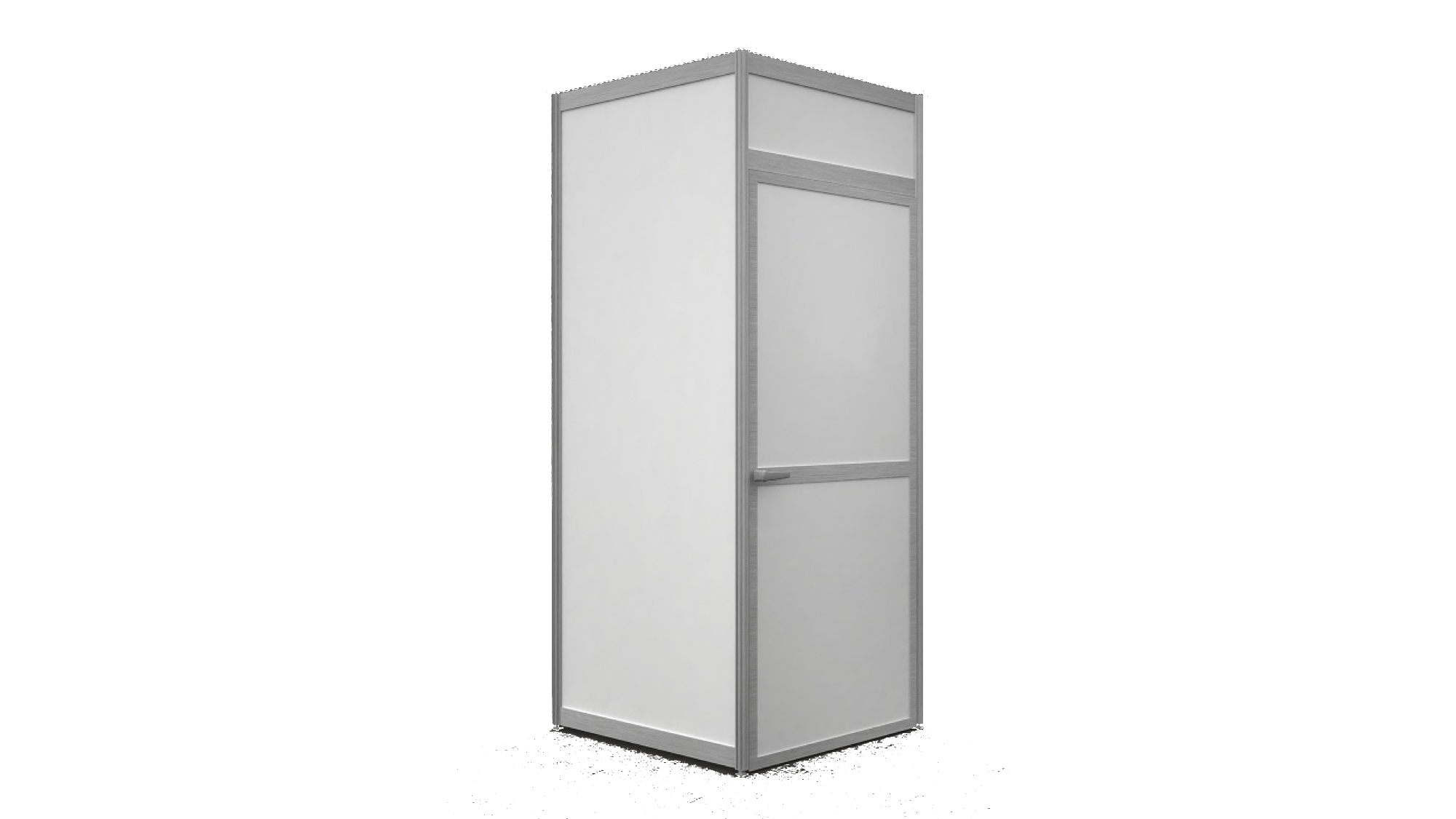 STORAGE AREA in the corner of your shell scheme, using 1 x wall panel – GES